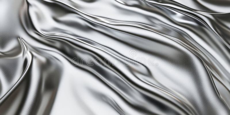 Shiny Titanium Background with a Gradient of Bright Silver To a Deeper ...