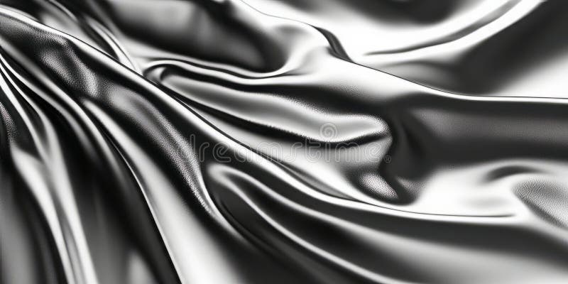 Shiny Titanium Background with a Gradient of Bright Silver To a Deeper ...