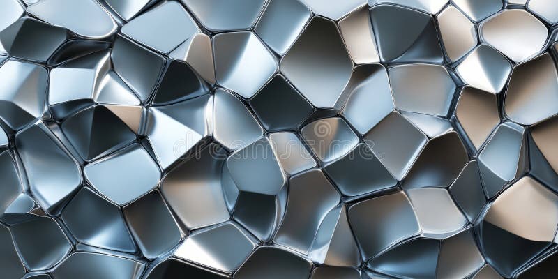 Shiny Titanium Background with a Gradient of Bright Silver To a Deeper ...