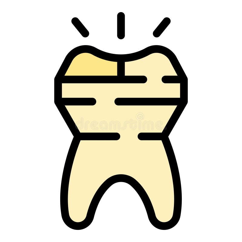 Shiny Tooth Icon Vector Flat Stock Illustration - Illustration of lips ...