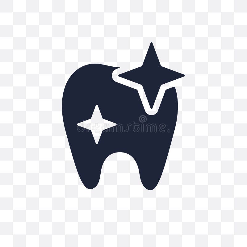 Tooth Vector Icon Isolated on Transparent Background, Tooth Tra Stock ...