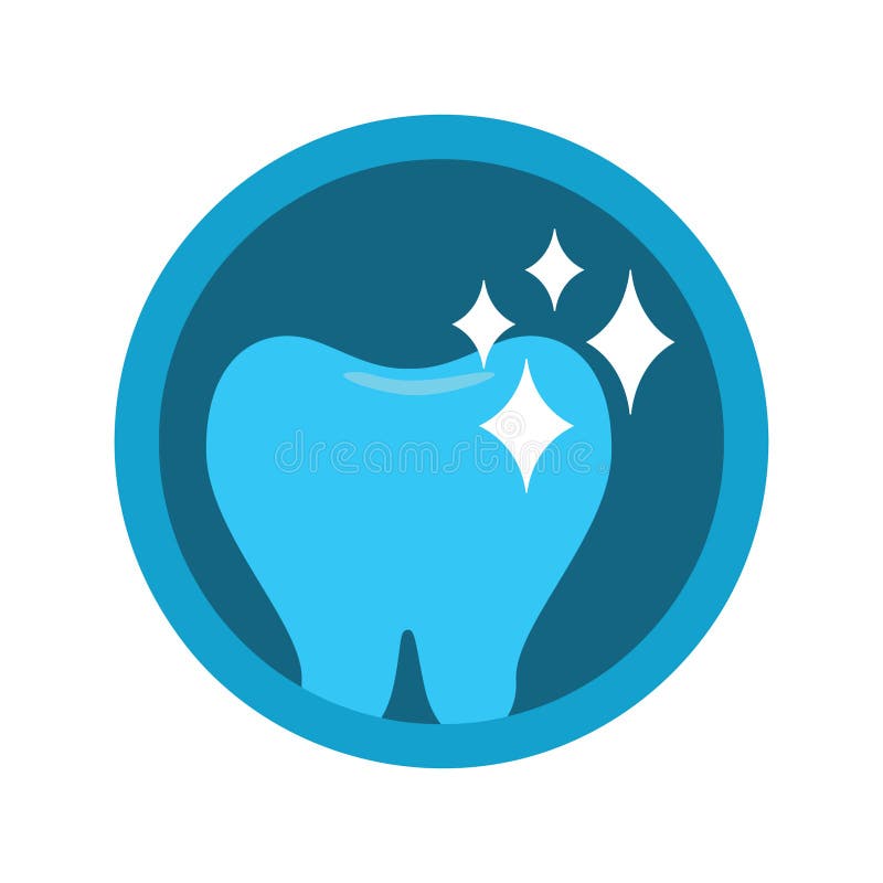 Shiny Tooth. Vector Illustration Decorative Design Stock Vector ...