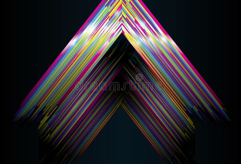Shiny Triangle background stock vector. Illustration of illuminated ...