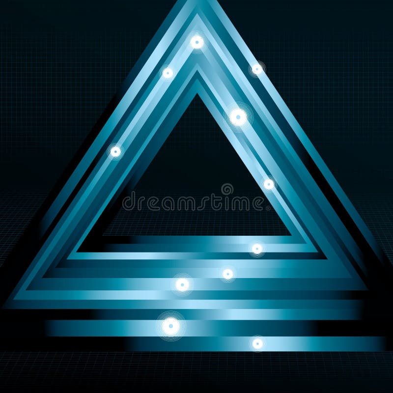Shiny Triangle background stock vector. Illustration of shiny - 11867169