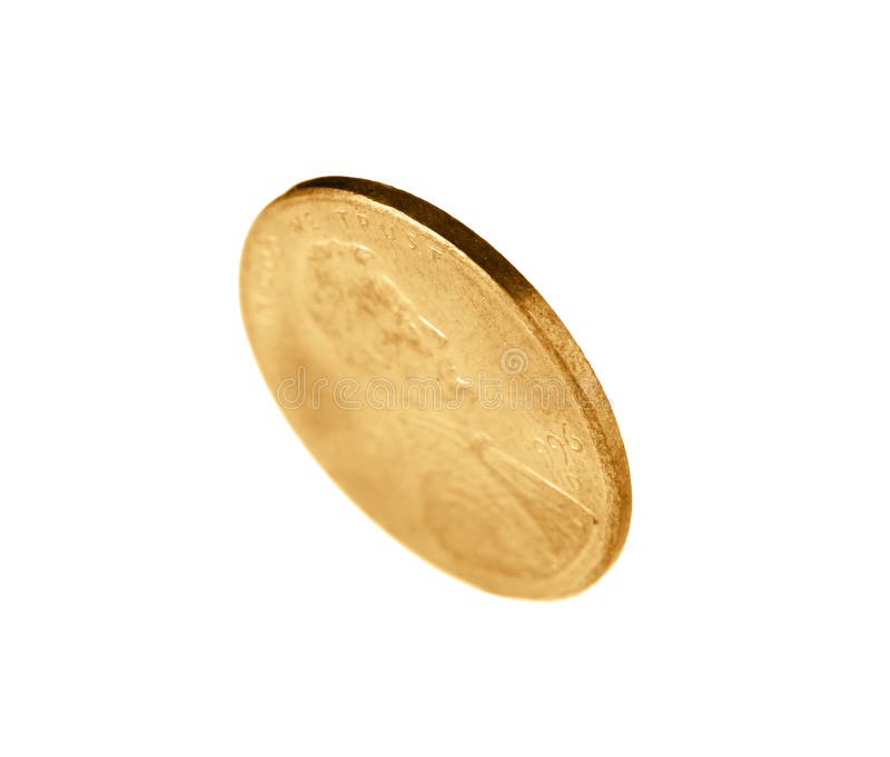 Shiny USA one cent coin stock photo. Image of business - 141355778