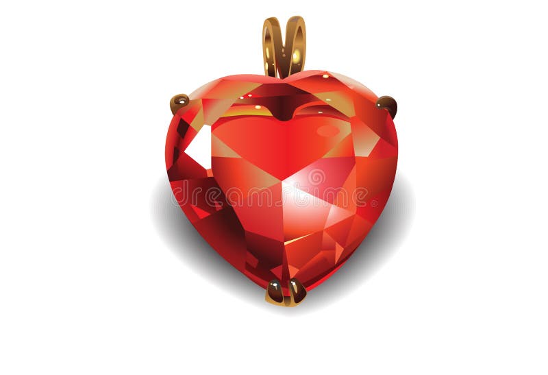 Shiny Valentines Diamond Hearts. Stock Vector - Illustration of heart ...