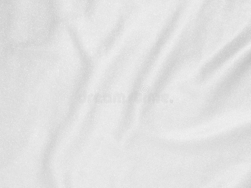 Shiny White Crumpled Fabric. Elegant Cloth Texture Background Stock ...