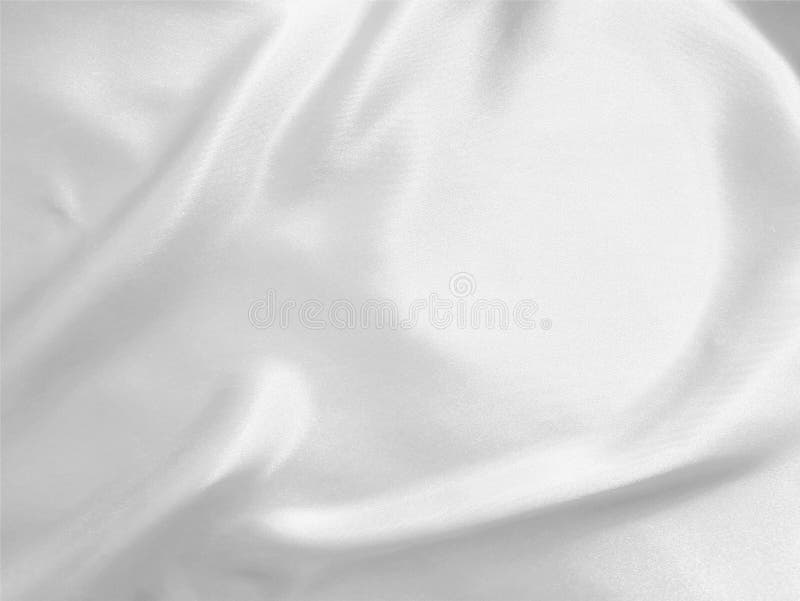 Shiny White Crumpled Fabric. Elegant Cloth Texture Background Stock ...