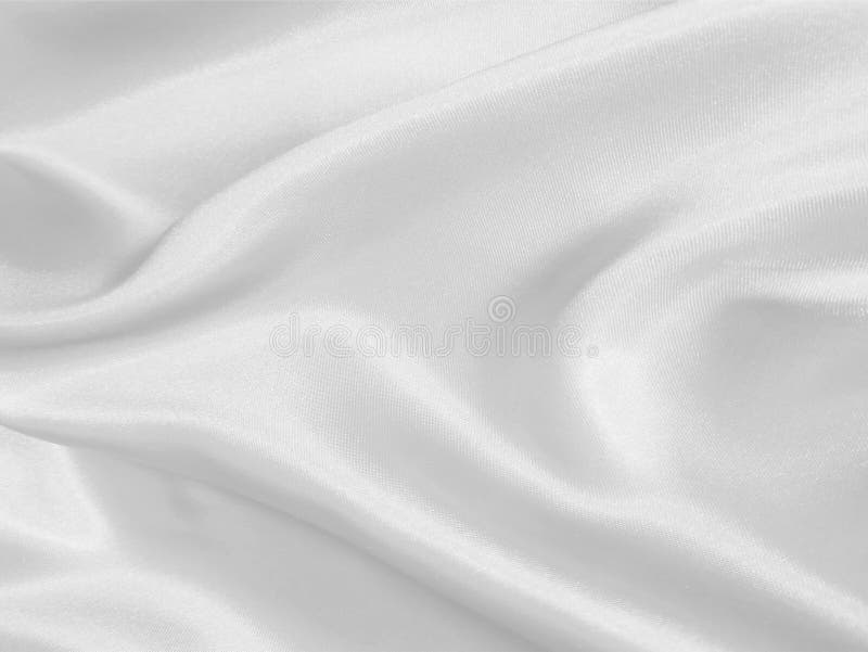 Shiny White Crumpled Fabric. Elegant Cloth Texture Background Stock ...