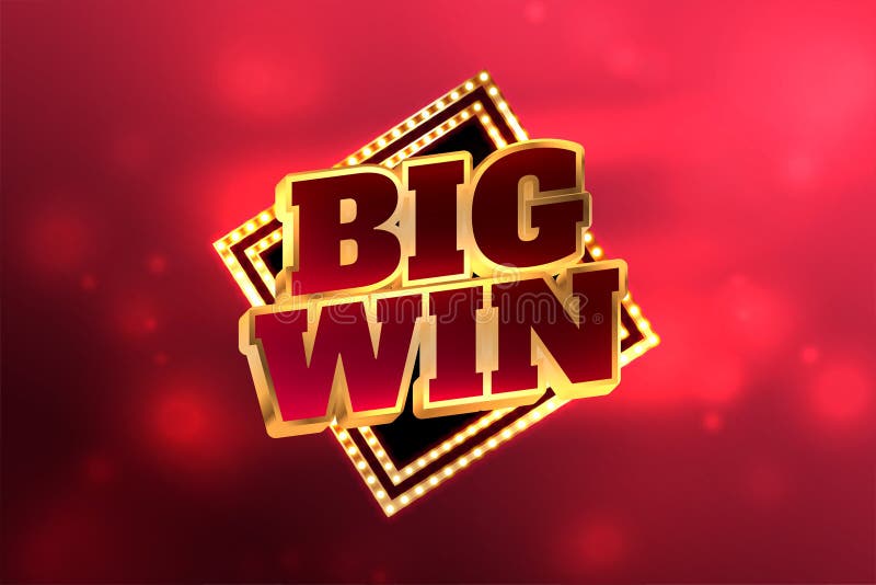 Shiny Win Big Bonus Reward and Gift Banner in 3d Style Stock Vector ...