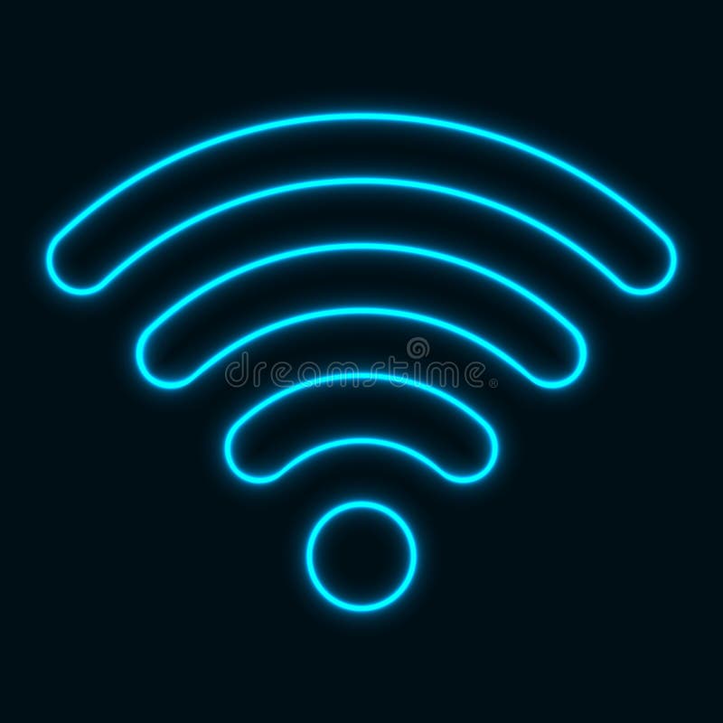 Wireless Sign Icon, Vector Illustration. Stock Vector - Illustration of ...