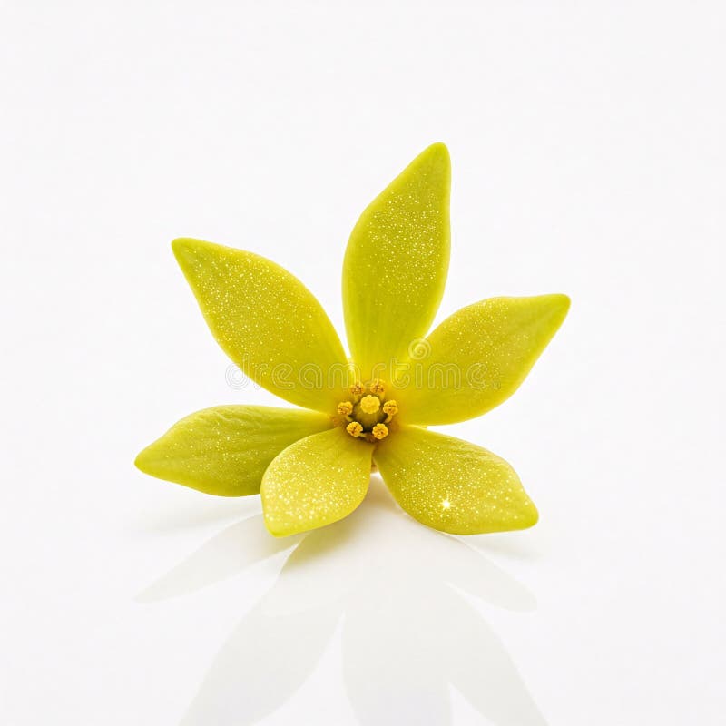 Shiny Yellow Flower with Multiple Petals Arranged in Layers Around a ...