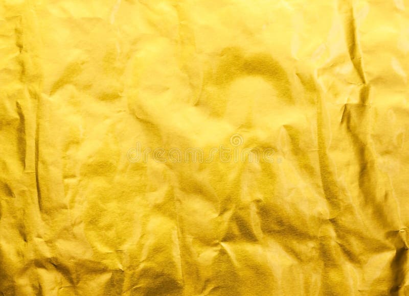 Shiny Yellow Leaf Gold Foil Texture Background Stock Image - Image of ...