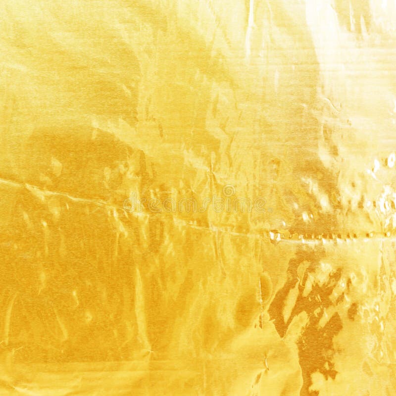 Shiny Yellow Leaf Gold Foil Texture for Background and Shadow. Stock ...
