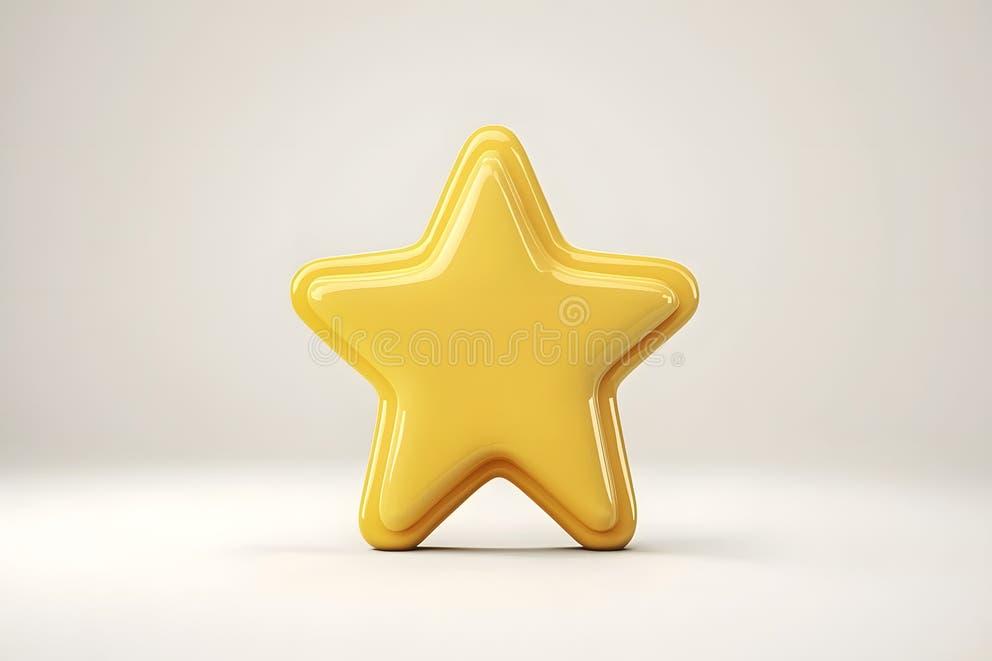 Shiny yellow star icon stock illustration. Illustration of symbol ...