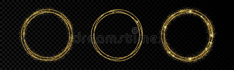 Shiny Frames with Glowing Effects Stock Vector - Illustration of ...