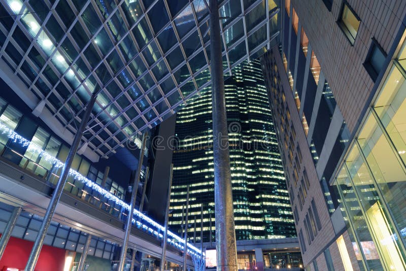 Shiodome, Tokyo stock image. Image of wall, surrounding - 15423063