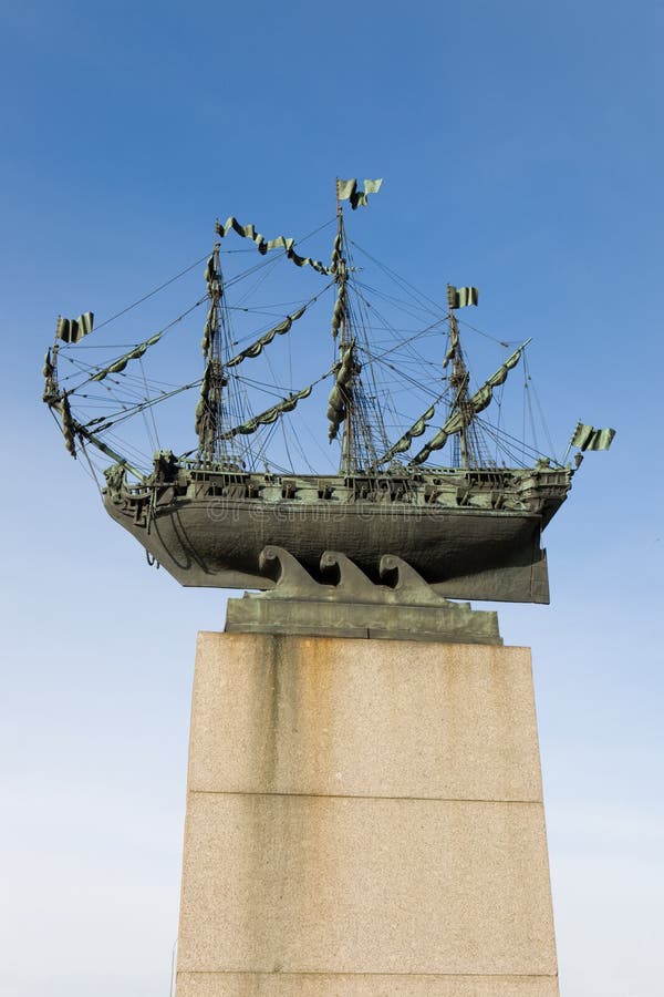 Ship Statue stock photo. Image of statue, portmeirion - 57692484