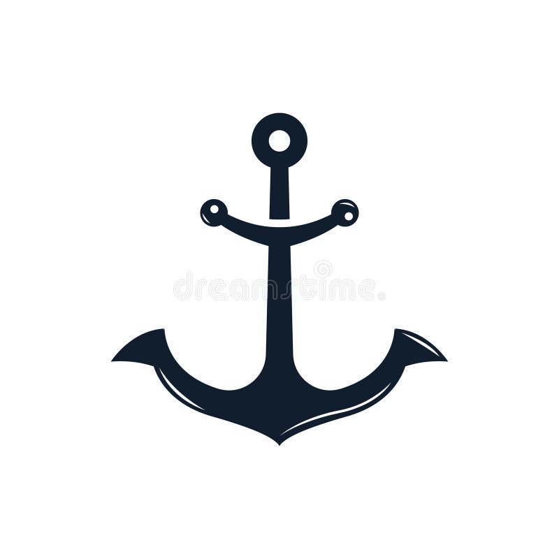 Ship Anchor Logo Template Vector Illustration Stock Vector ...