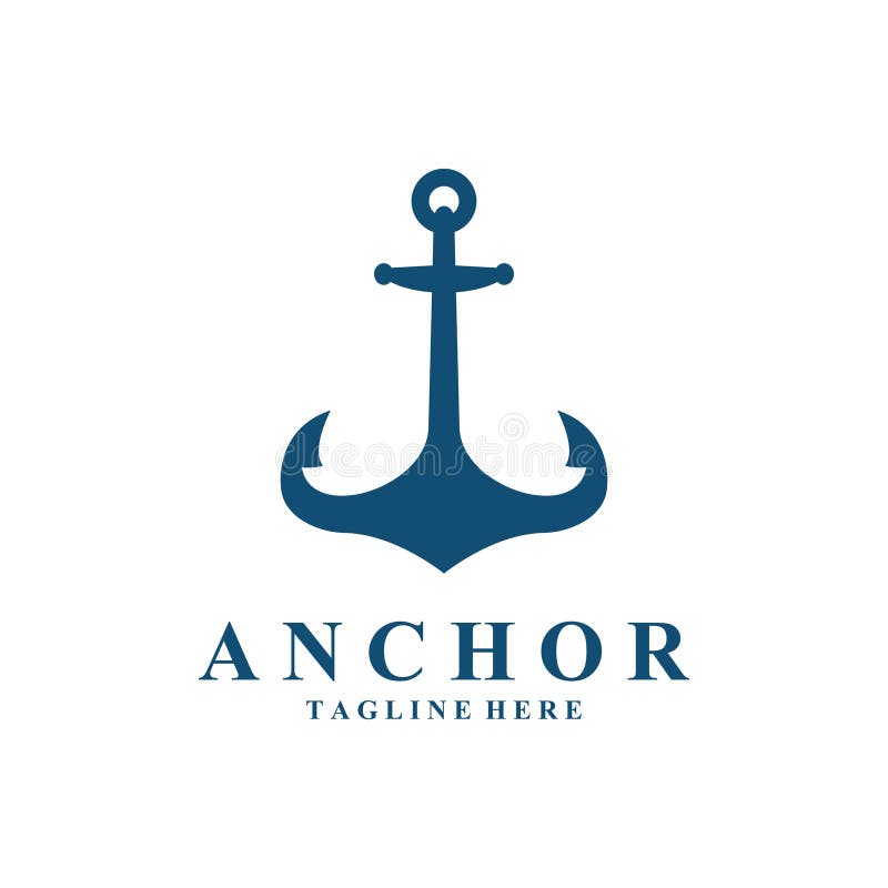 Ship Anchor Logo Template Vector Illustration Stock Vector ...