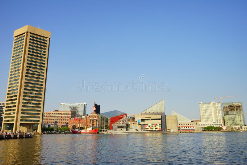 Ship in Baltimore Inner Harbor Editorial Image - Image of food, city ...
