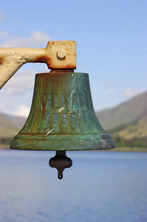 Ship bell of Titanic ship stock photo. Image of call - 24349160