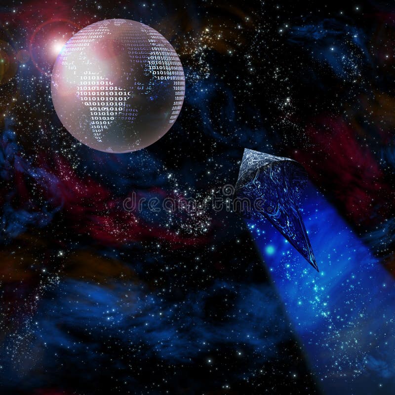 Binary earth stock illustration. Illustration of rendering - 3115810