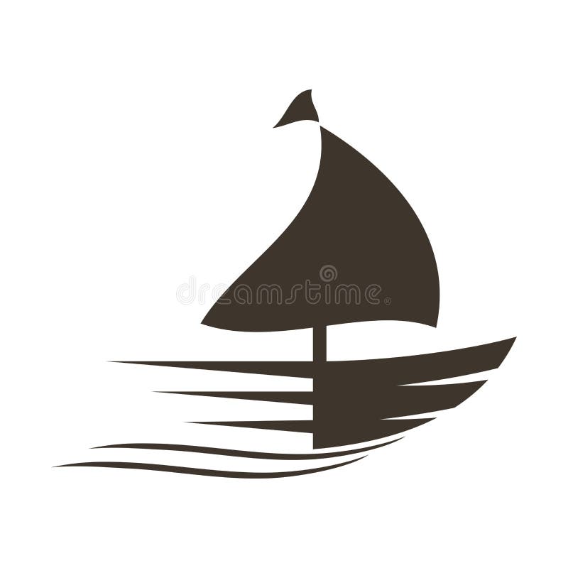 Ship Boat Fast Logo Icon Illustration Brand Identity Stock Vector ...