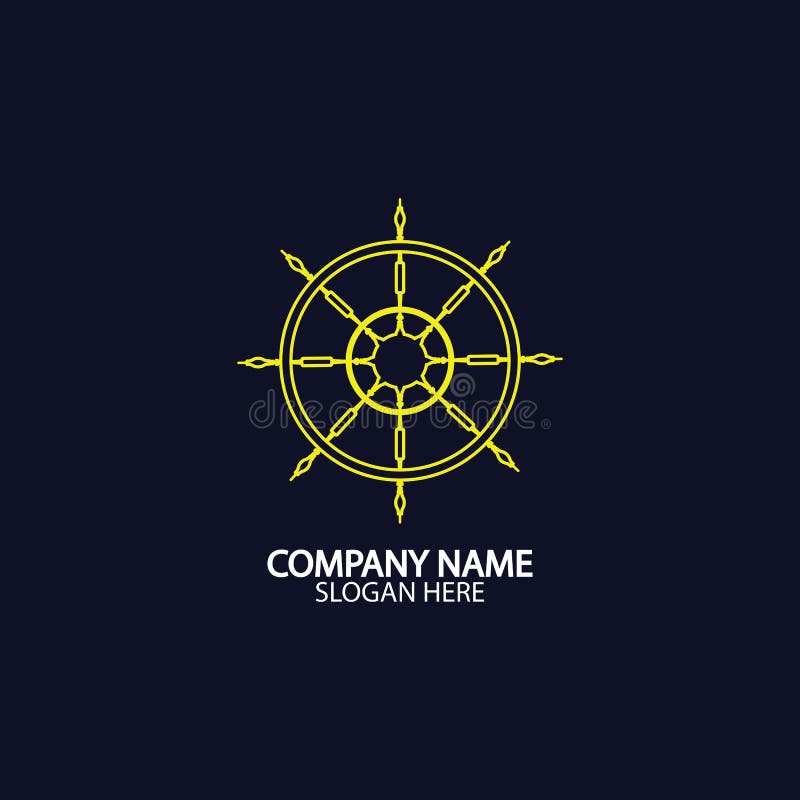 Ship and Boat Helm Steering Wheel Boat and Maritime Rudder Icon Ship ...