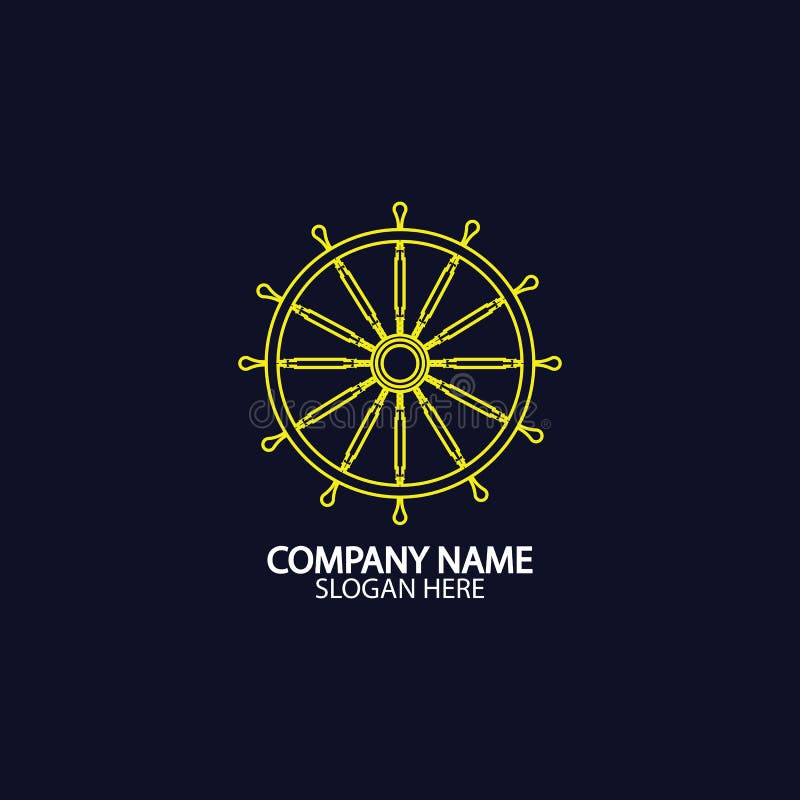 Ship and Boat Helm Steering Wheel Boat and Maritime Rudder Icon Ship ...