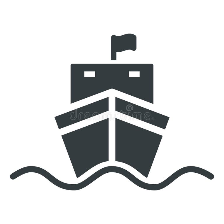 Ship, Boat Icon Vector Design Template Stock Illustration ...