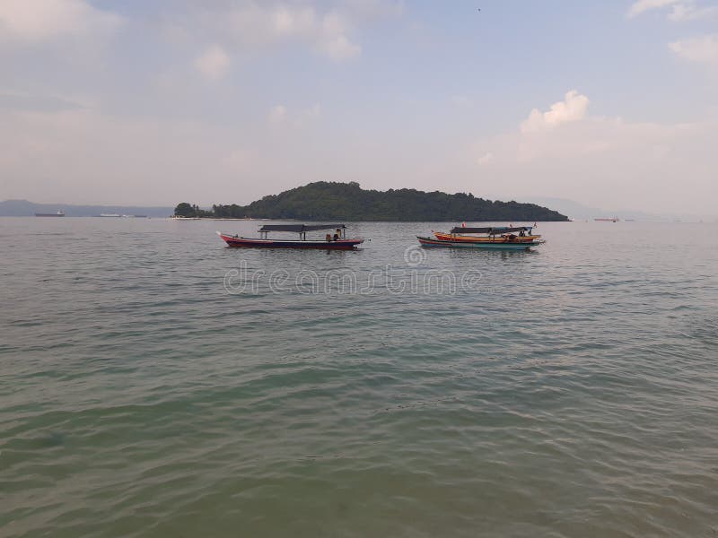 Ship Boat Island Wave Small Waves Stock Photo - Image of small, ship ...