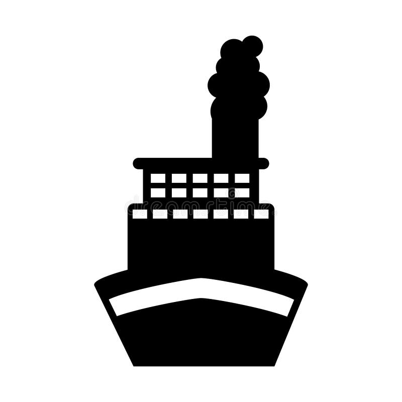 Ship boat delivery service stock vector. Illustration of freight - 86706543