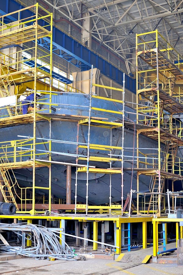 Ship building stock photo. Image of harbor, nautical - 36015730