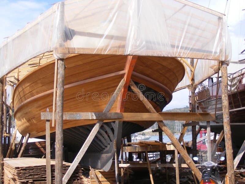 Ship Building Turkey stock photo. Image of traditional - 23117502