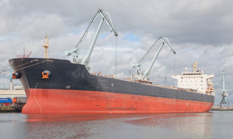 Ship stock image. Image of heavy, unloading, unloaded - 40614031