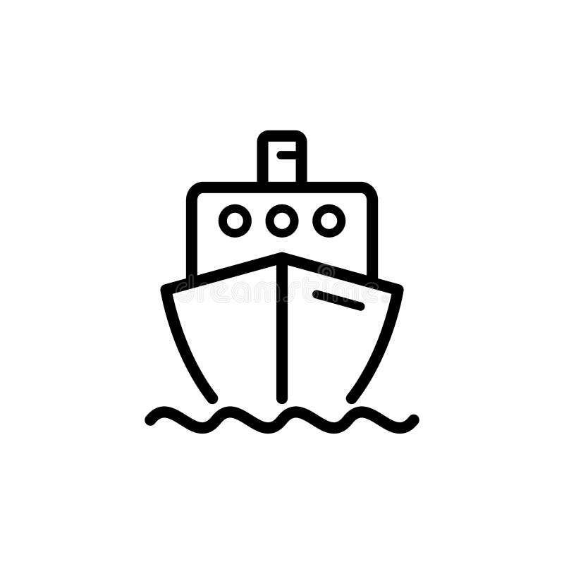 Ship - Cargo Cruiser Icon Vector Design Template Stock Vector ...