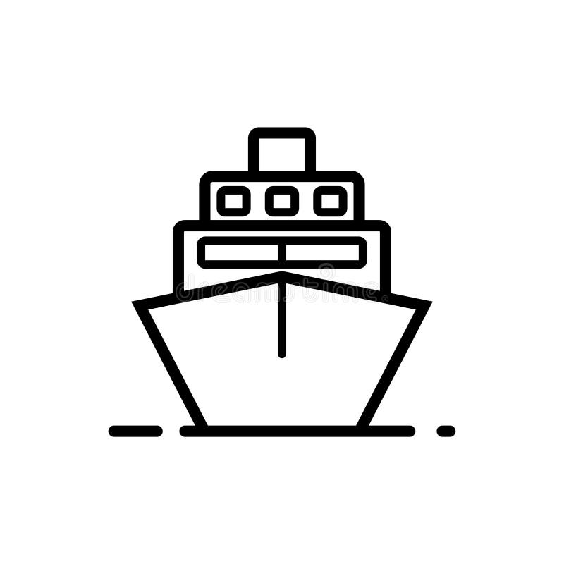 Ship - Cargo Cruiser Icon Vector Design Template Stock Vector ...