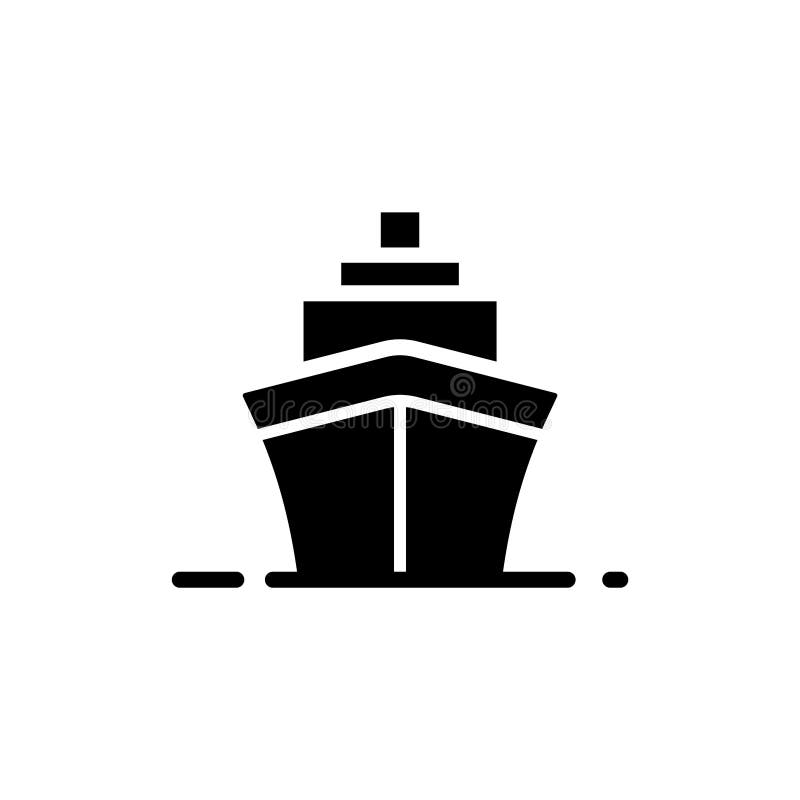 Ship - Cargo Cruiser Icon Vector Design Template Stock Vector ...