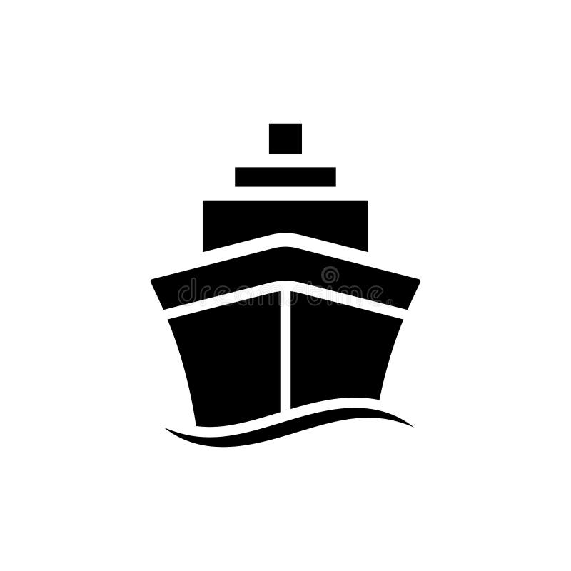 Ship - Cargo Cruiser Icon Vector Design Template Stock Vector ...