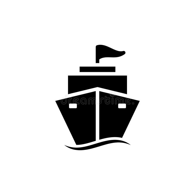 Ship - Cargo Cruiser Icon Vector Design Template Stock Vector ...