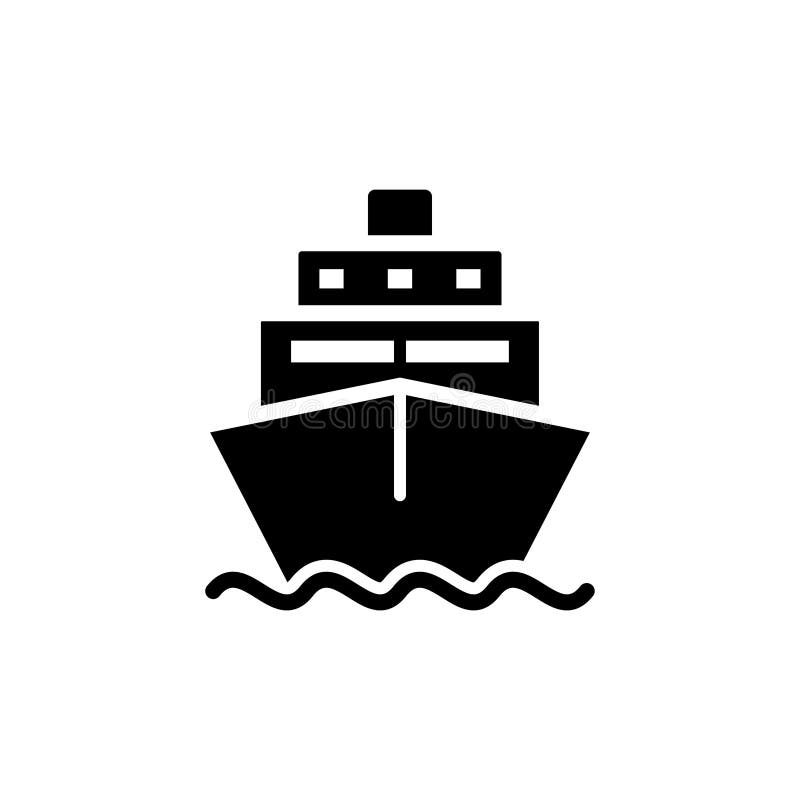 Ship - Cargo Cruiser Icon Vector Design Template Stock Vector ...