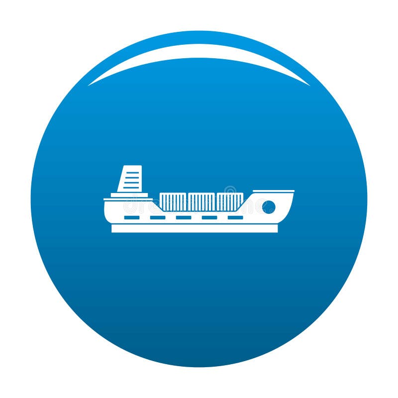 Ship Cargo Container Icon, Simple Style Stock Vector - Illustration of ...