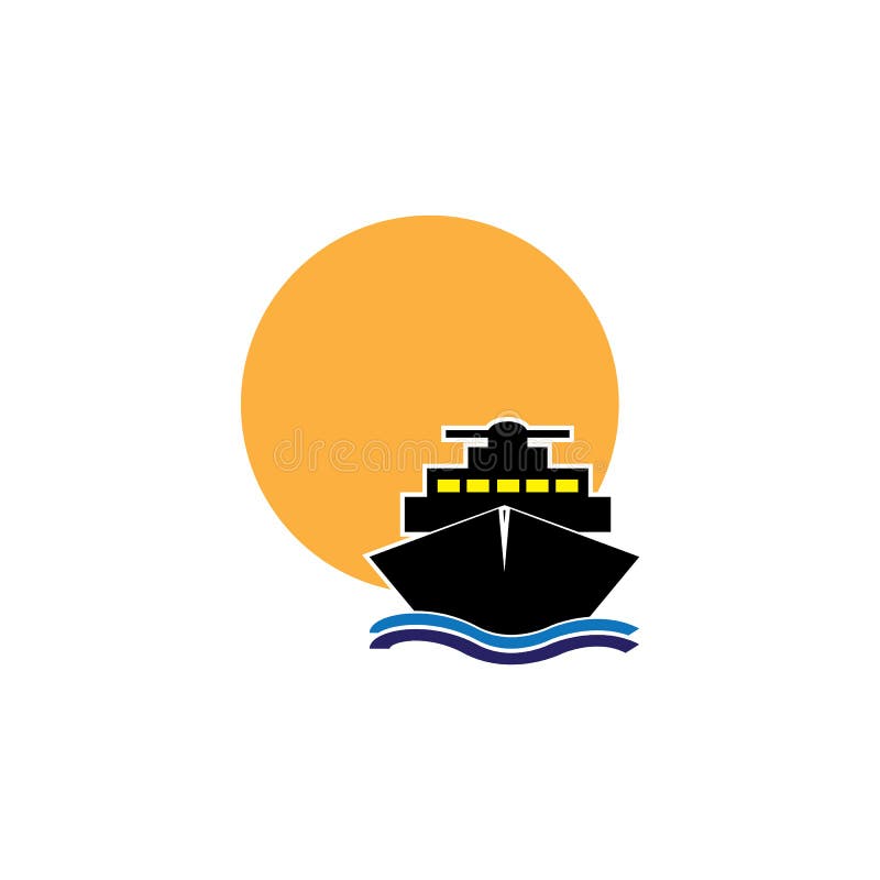 Ship, Ship, Cargo, Logistics, Transport and Delivery Icon Stock ...
