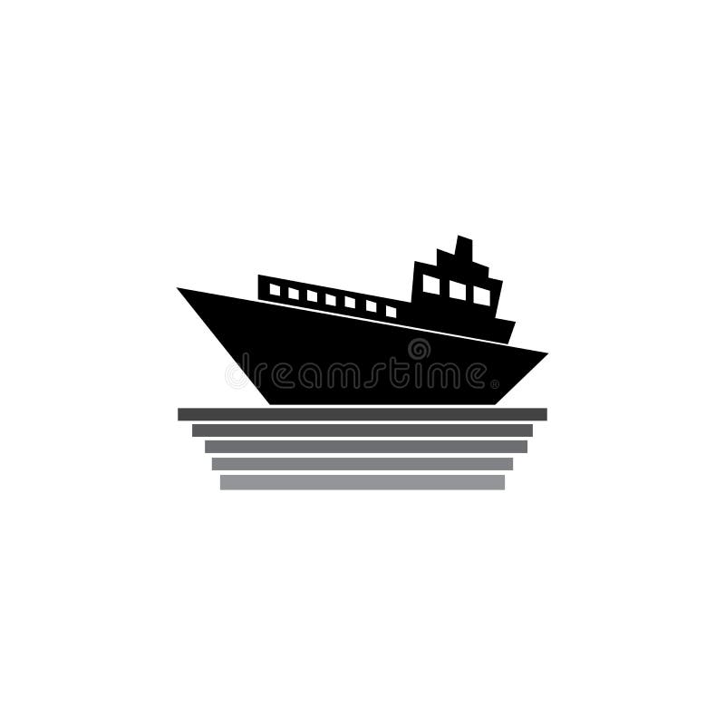 Ship, Ship, Cargo, Logistics, Transport and Delivery Icon Stock ...