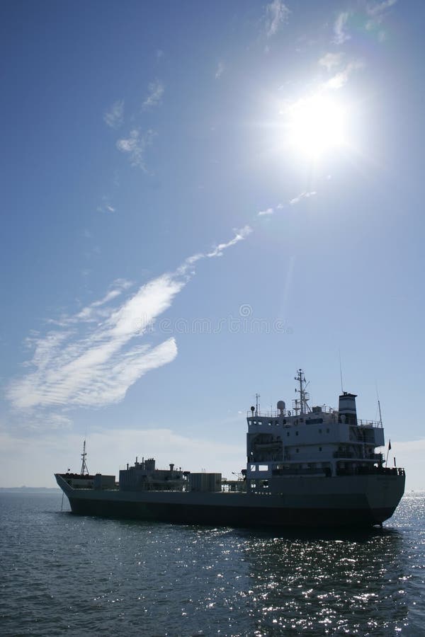 Ship Cargo Oil Transportation Fog 02 Stock Image - Image of carry ...