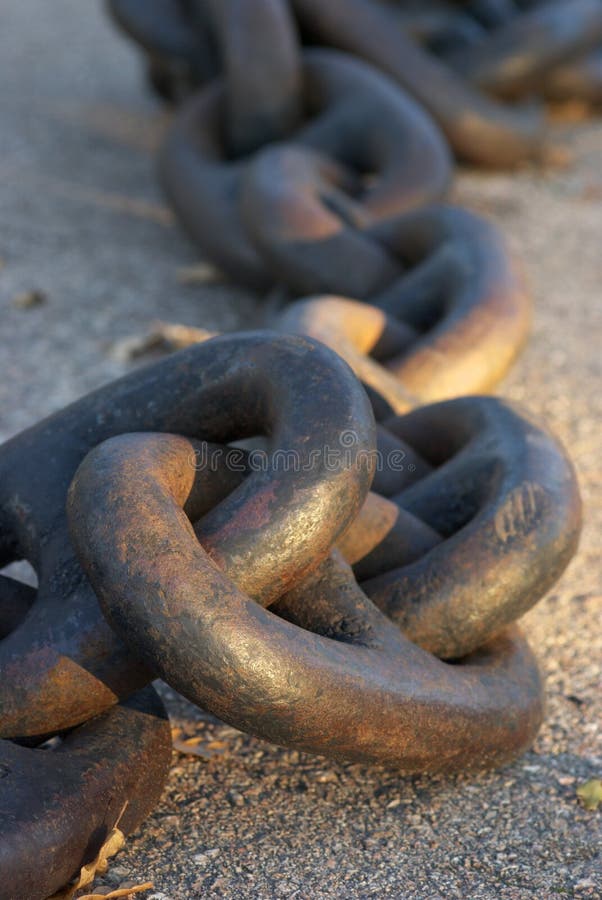 Chain Missing Link Question Mark Stock Image - Image of metal ...