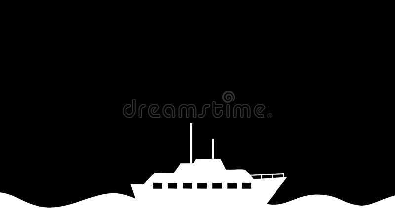 Ship Clip Art Simple Animation in the Ocean Footage Stock Footage ...