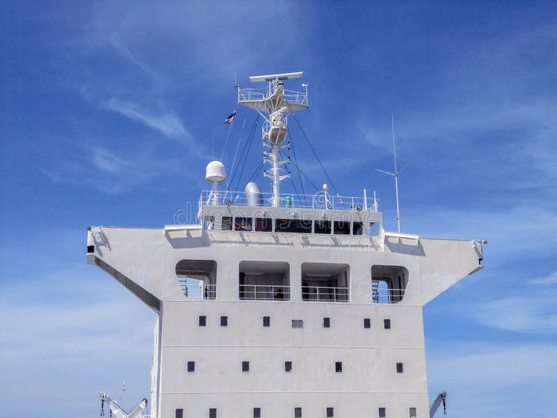 Ship Communication with Bridge Deck Stock Photo - Image of control ...
