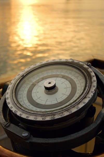 Ship compass stock image. Image of ship, east, direction - 5214325